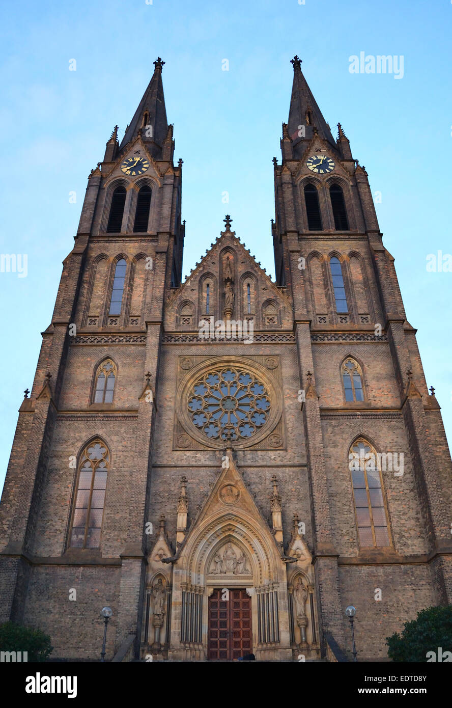 Gothic Cathedral in Prague Stock Photo - Alamy