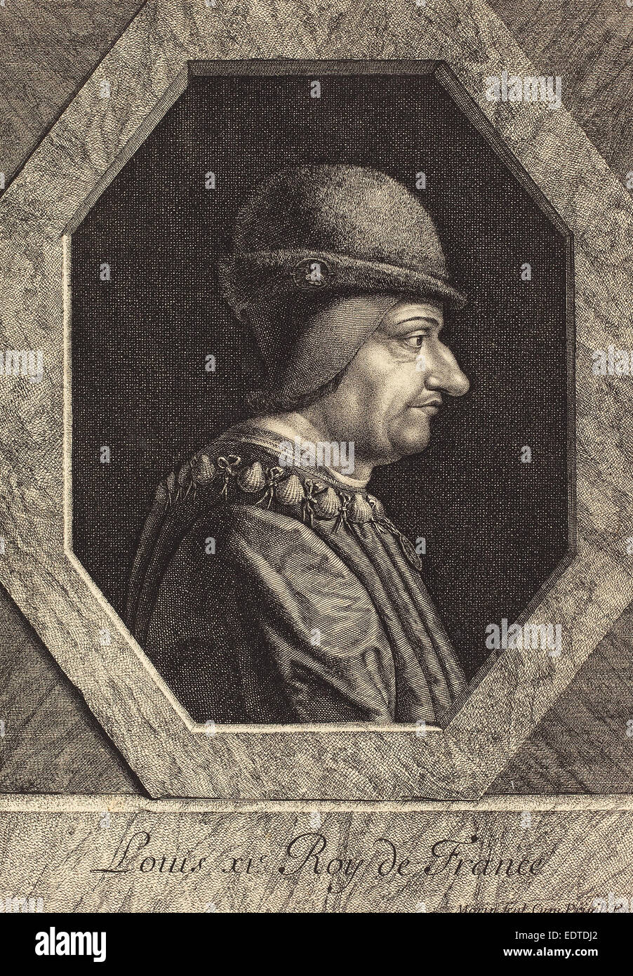 Jean Morin (French, c. 1600 - 1650), Louis XI, etching, engraving, and ...
