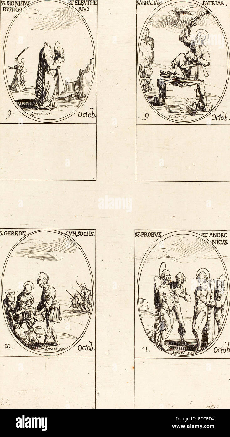 Jacques Callot (French, 1592 - 1635), St. Dionysius, Rusticus ...