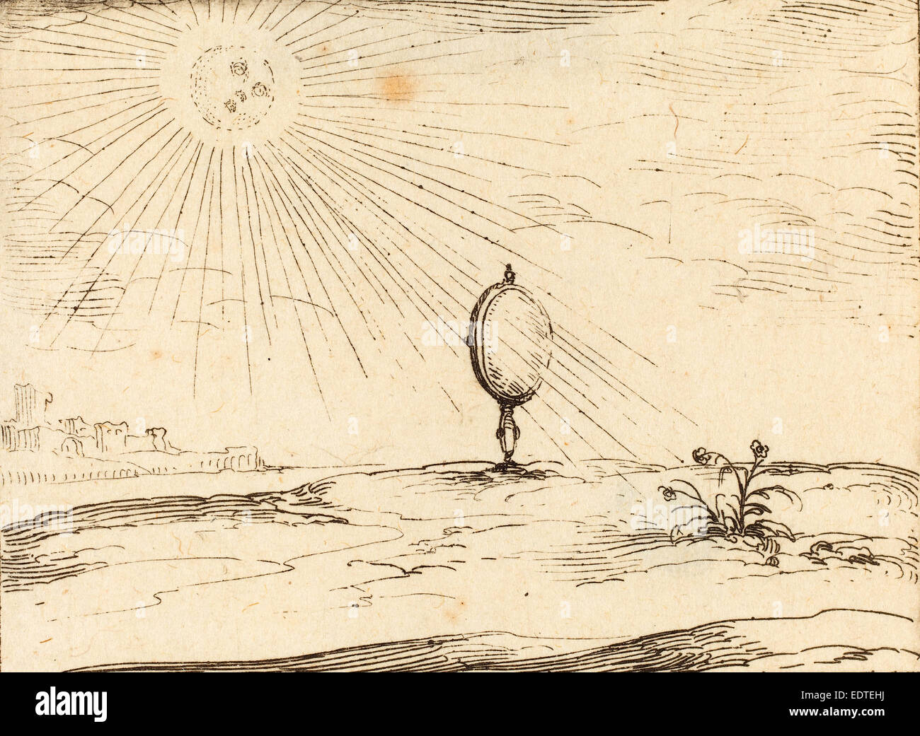 Sun etching hi-res stock photography and images - Alamy