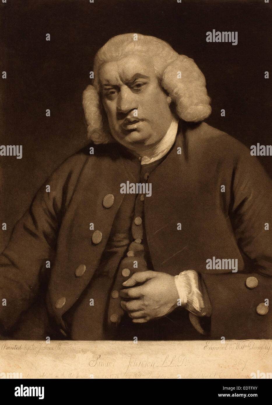 William Doughty after Sir Joshua Reynolds (British, died 1782), Samuel ...