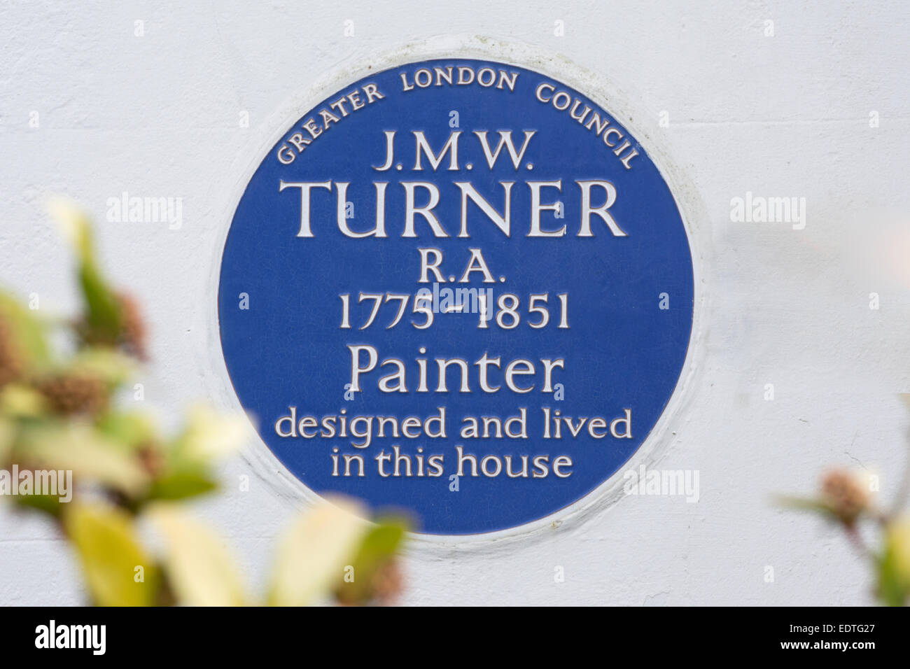 greater london council blue plaque marking the house designed by and ...