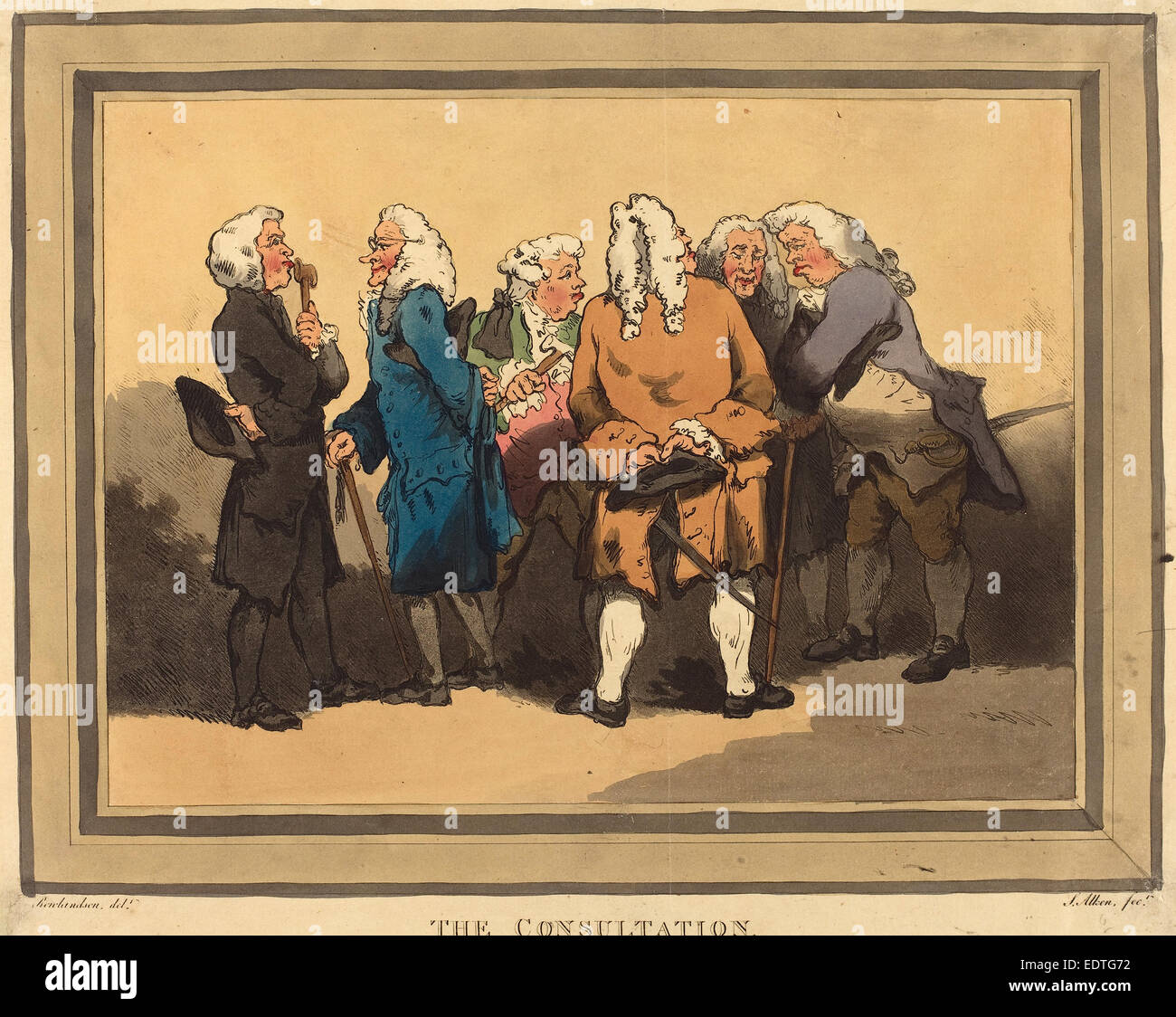 Thomas Rowlandson (British, 1756 - 1827), The Consultation, published ...