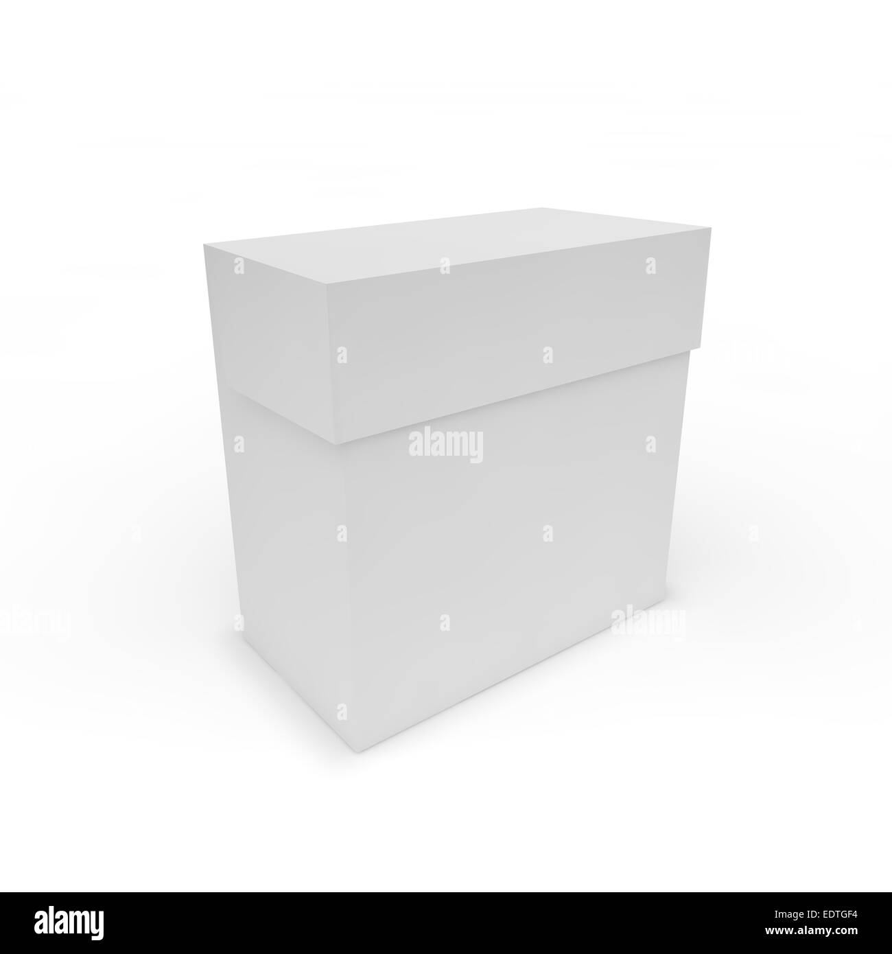 Blank white box for tea, coffee and other products and goods Stock ...