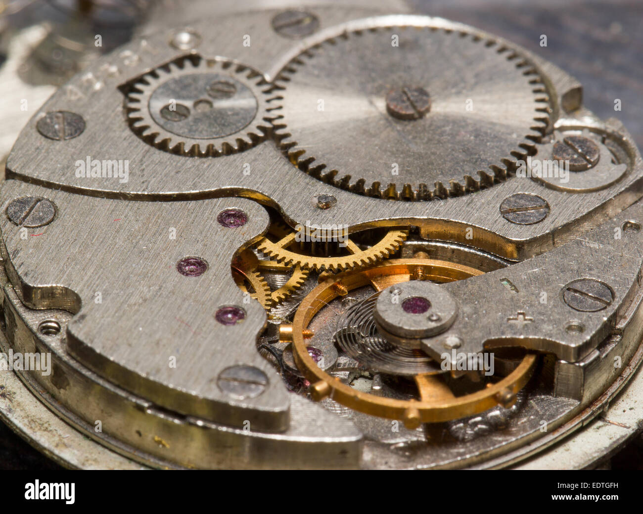 Swiss wristwatch mechanism hi-res stock photography and images - Alamy