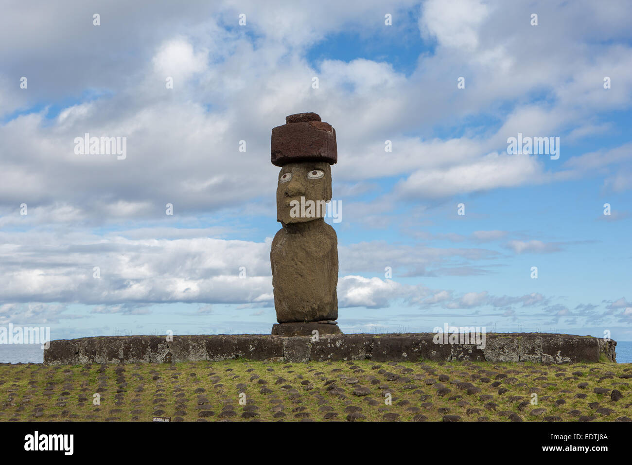 Easter Island Moai statue Stock Photo - Alamy