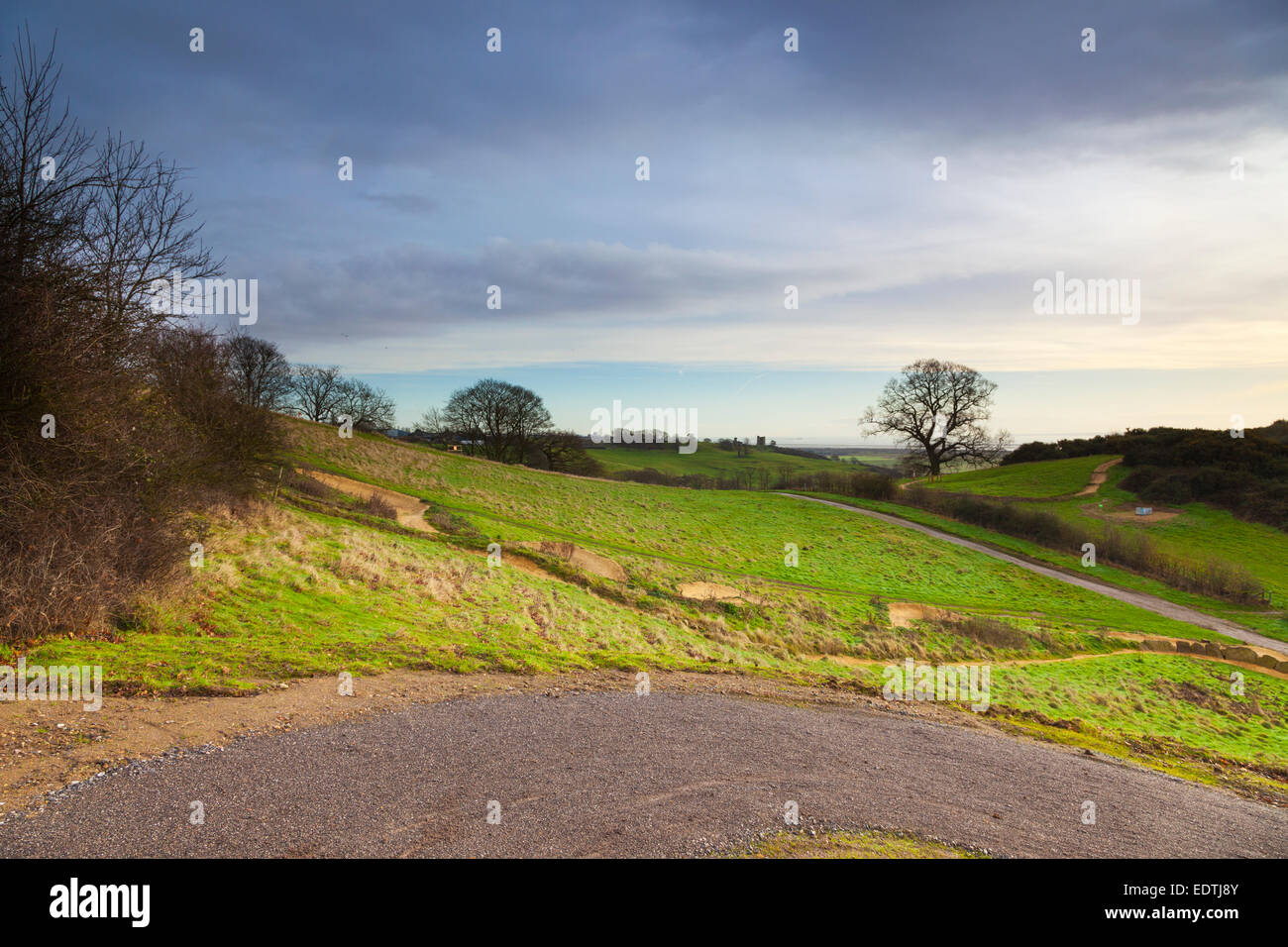 Mountain Bike Course Stock Photo - Alamy