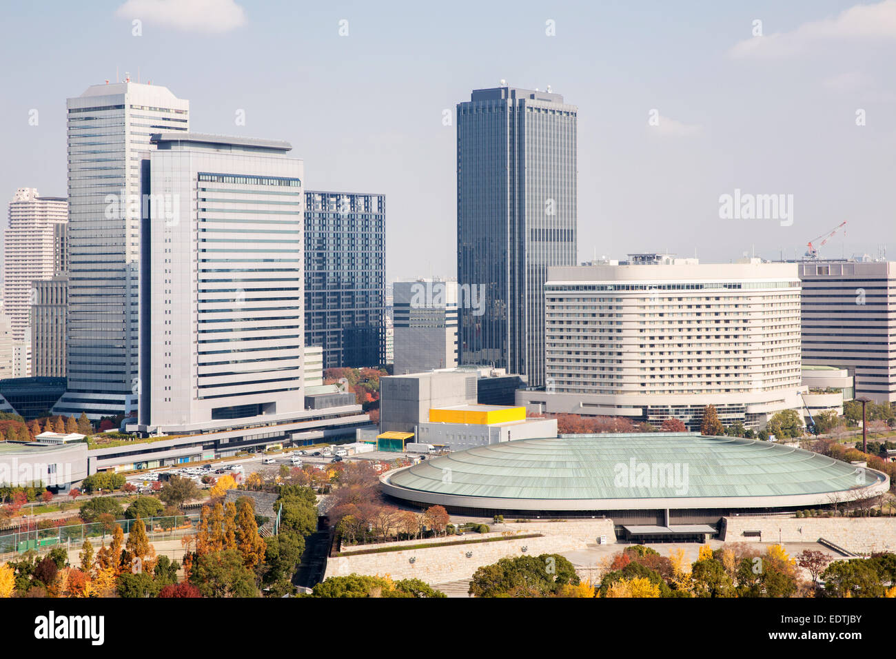 Osaka skyline and skyscraper building Japan Stock Photo - Alamy