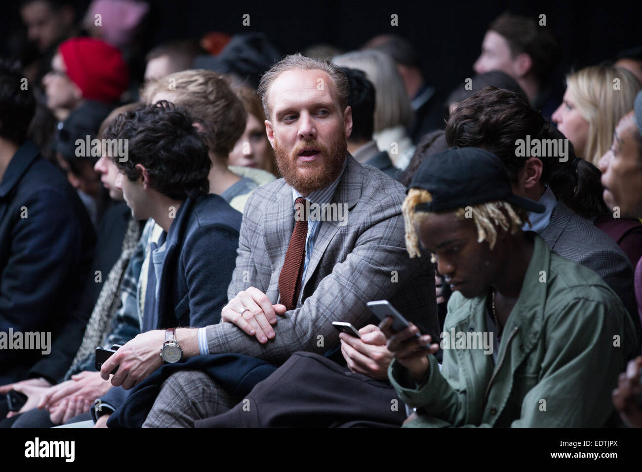 The Old Sorting Office, London UK. 9th January 2015. MAN Catwalk show ...