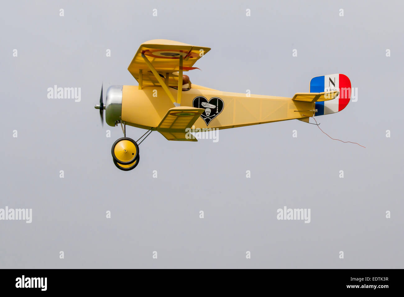 Biplane model hi-res stock photography and images - Alamy