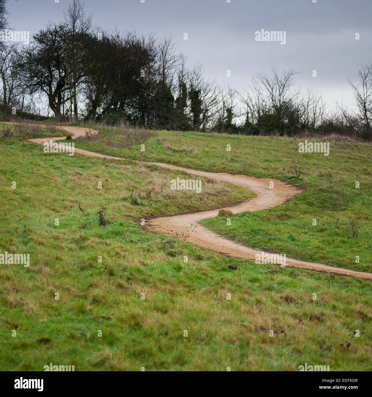 Mountain Bike Course Stock Photo - Alamy
