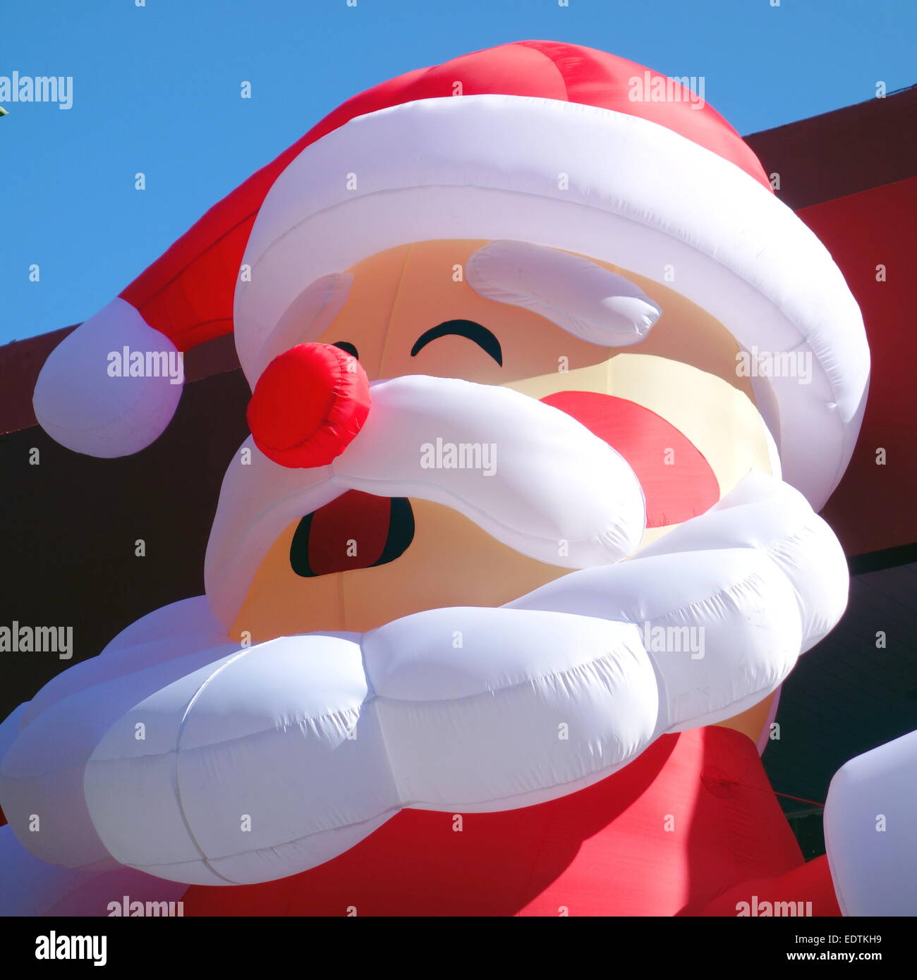 Inflatable santa claus hi-res stock photography and images - Alamy