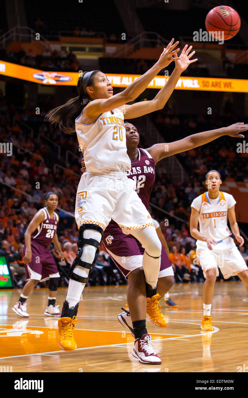 January 8, 2015: Isabelle Harrison #20 of the Tennessee Lady Volunteers ...