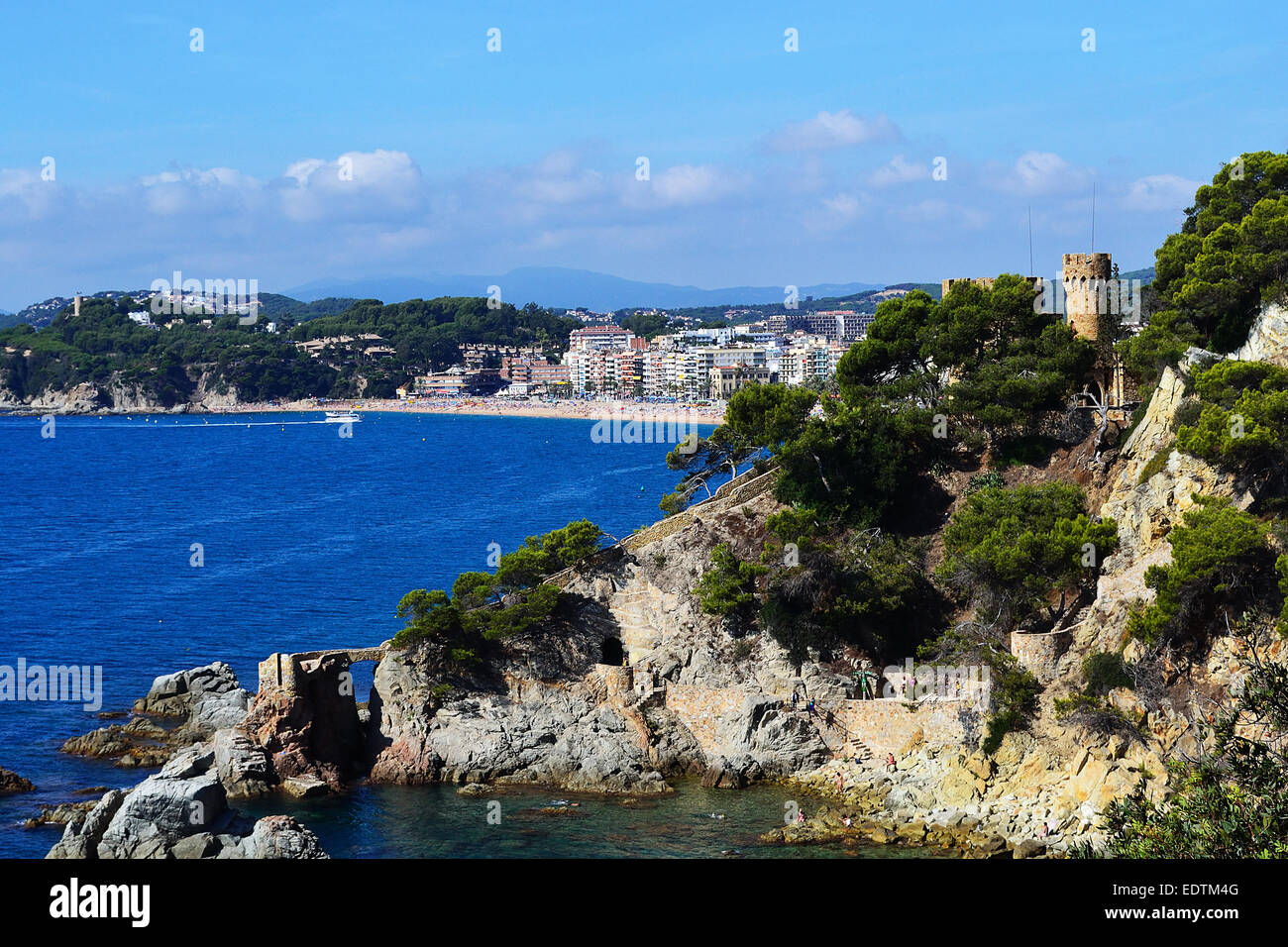 Lloret de mar beach hi-res stock photography and images - Alamy