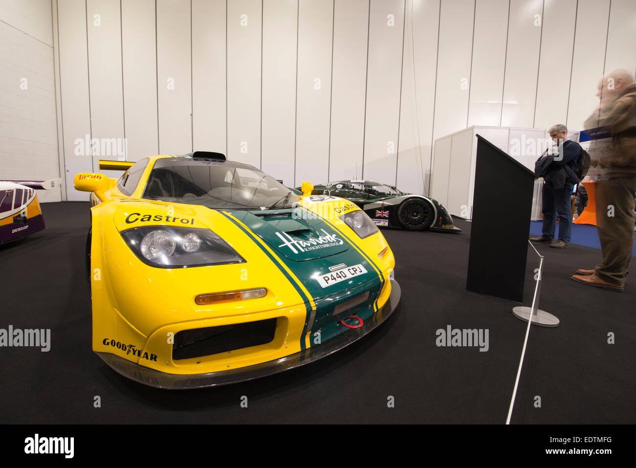 McLaren F1 in the Le Mans icons exhibit at The Classic Car Show, London ...