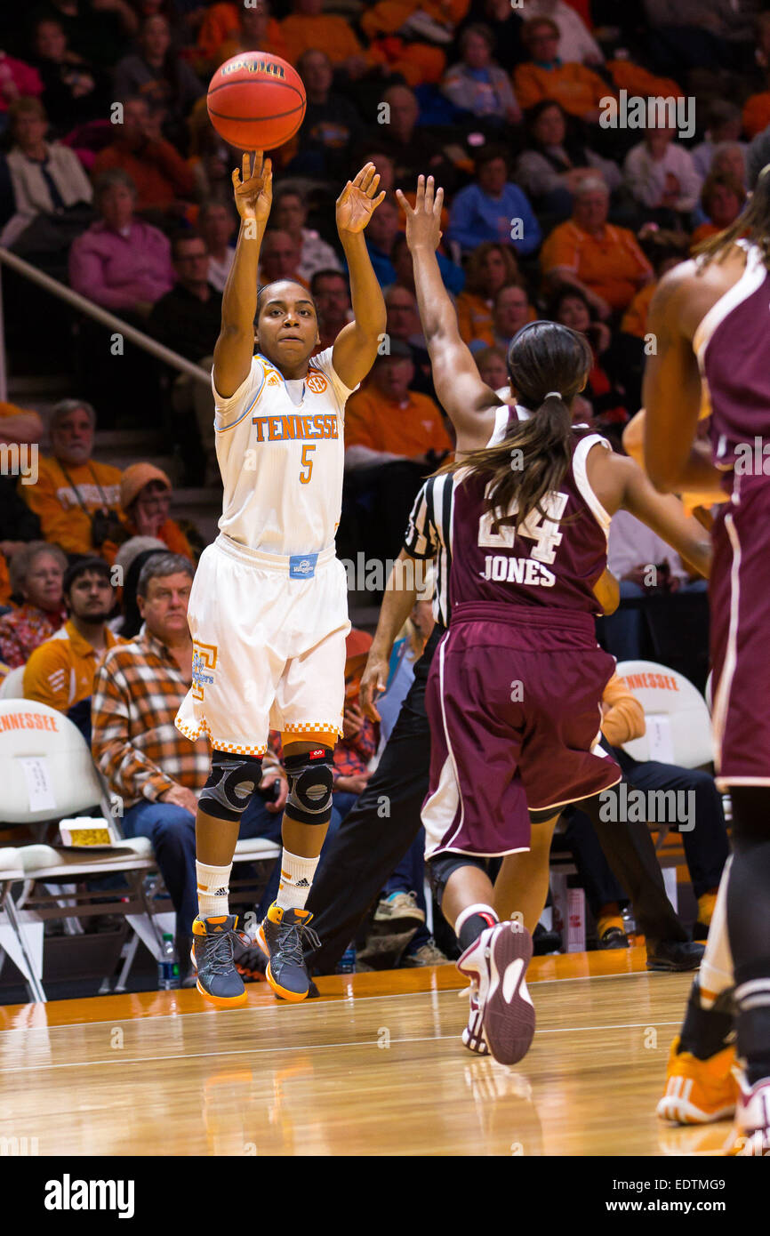 January 8, 2015: Ariel Massengale #5 of the Tennessee Lady Volunteers ...