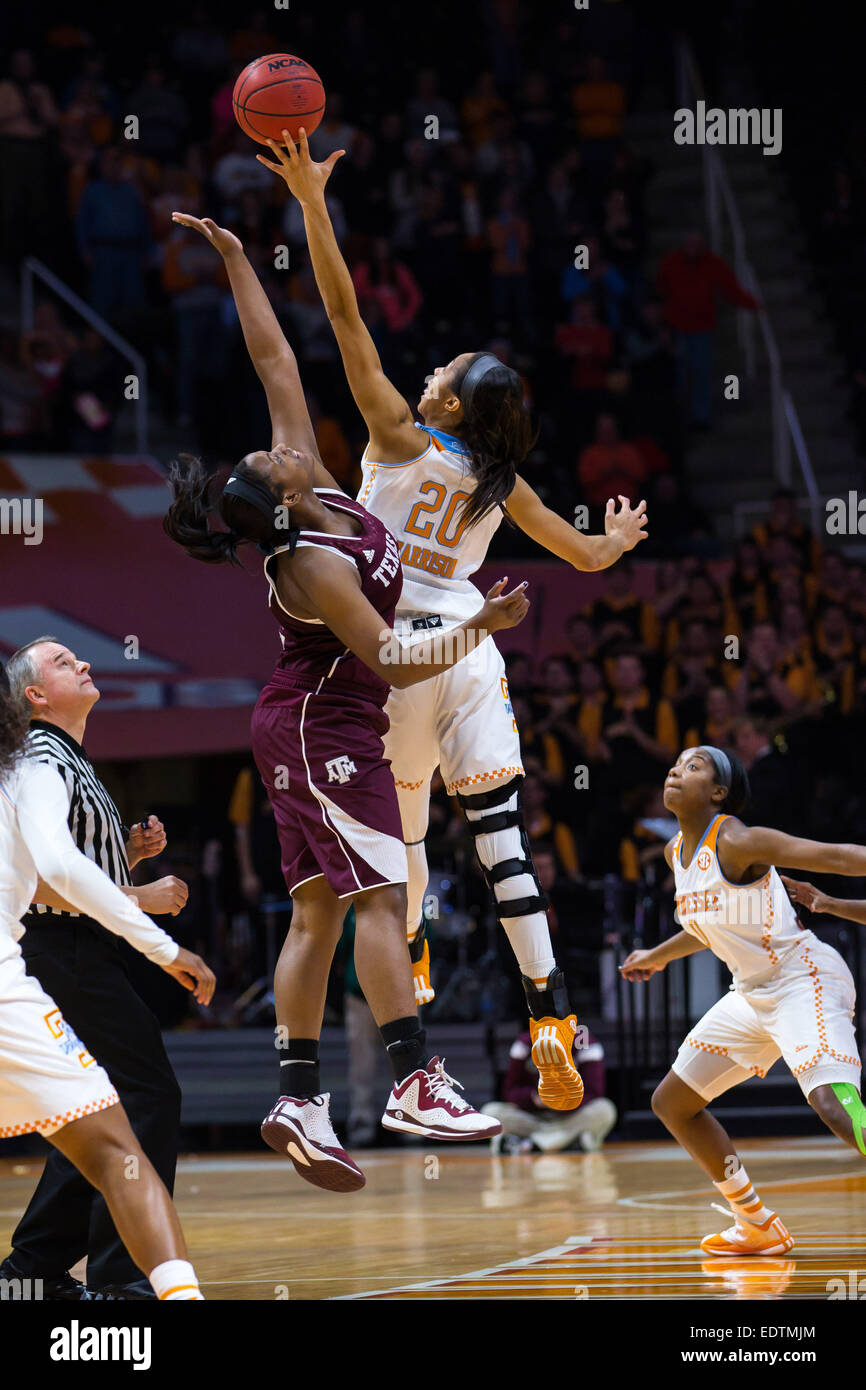 January 8, 2015: Isabelle Harrison #20 of the Tennessee Lady Volunteers ...
