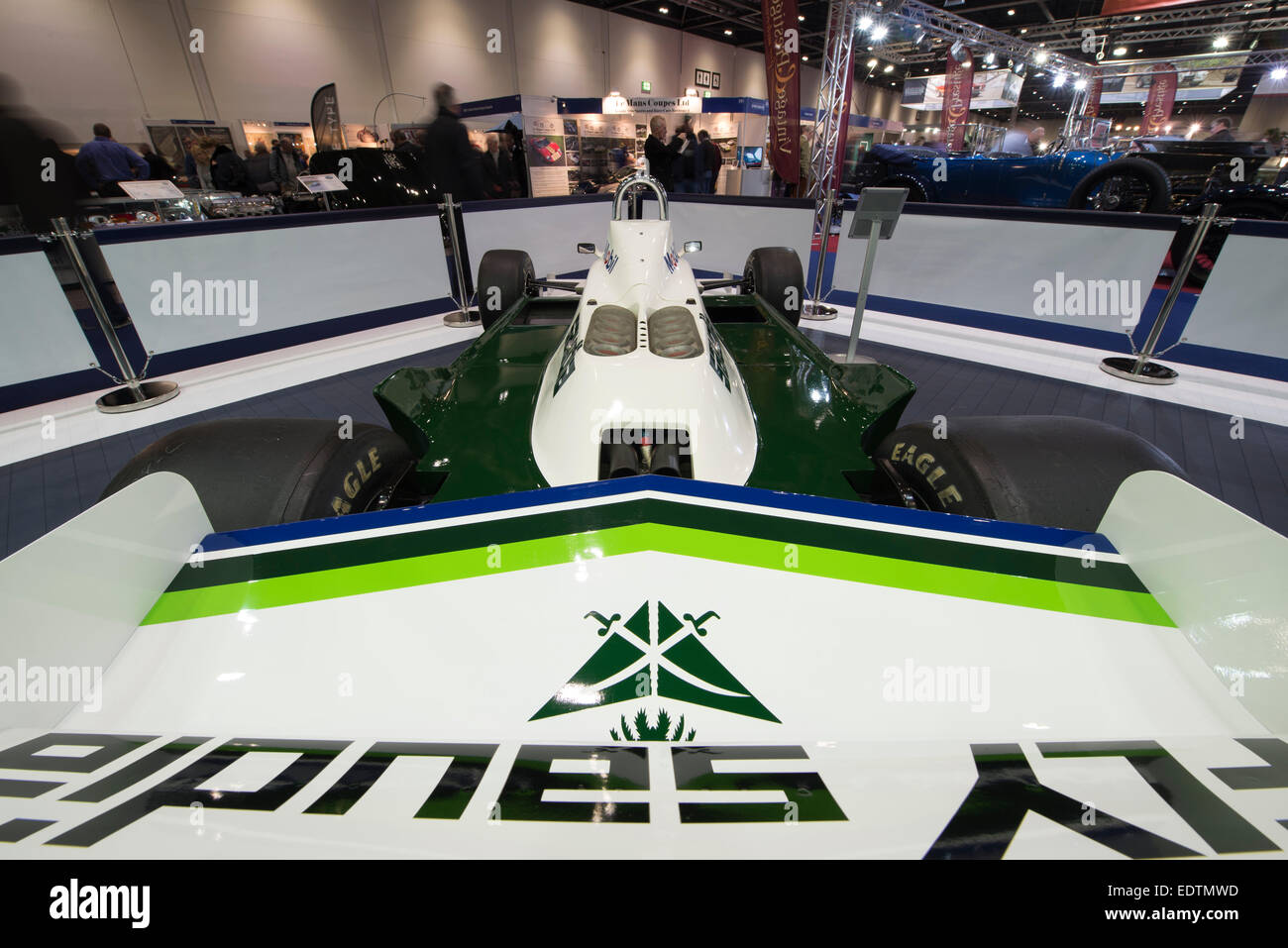 The Classic Car Show at London Excel, Williams F1 stand Stock Photo - Alamy