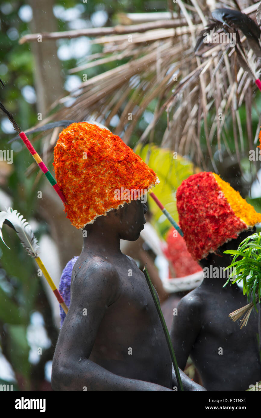 Republic of Vanuatu, Torres Islands, Loh Island. Folkloric ...