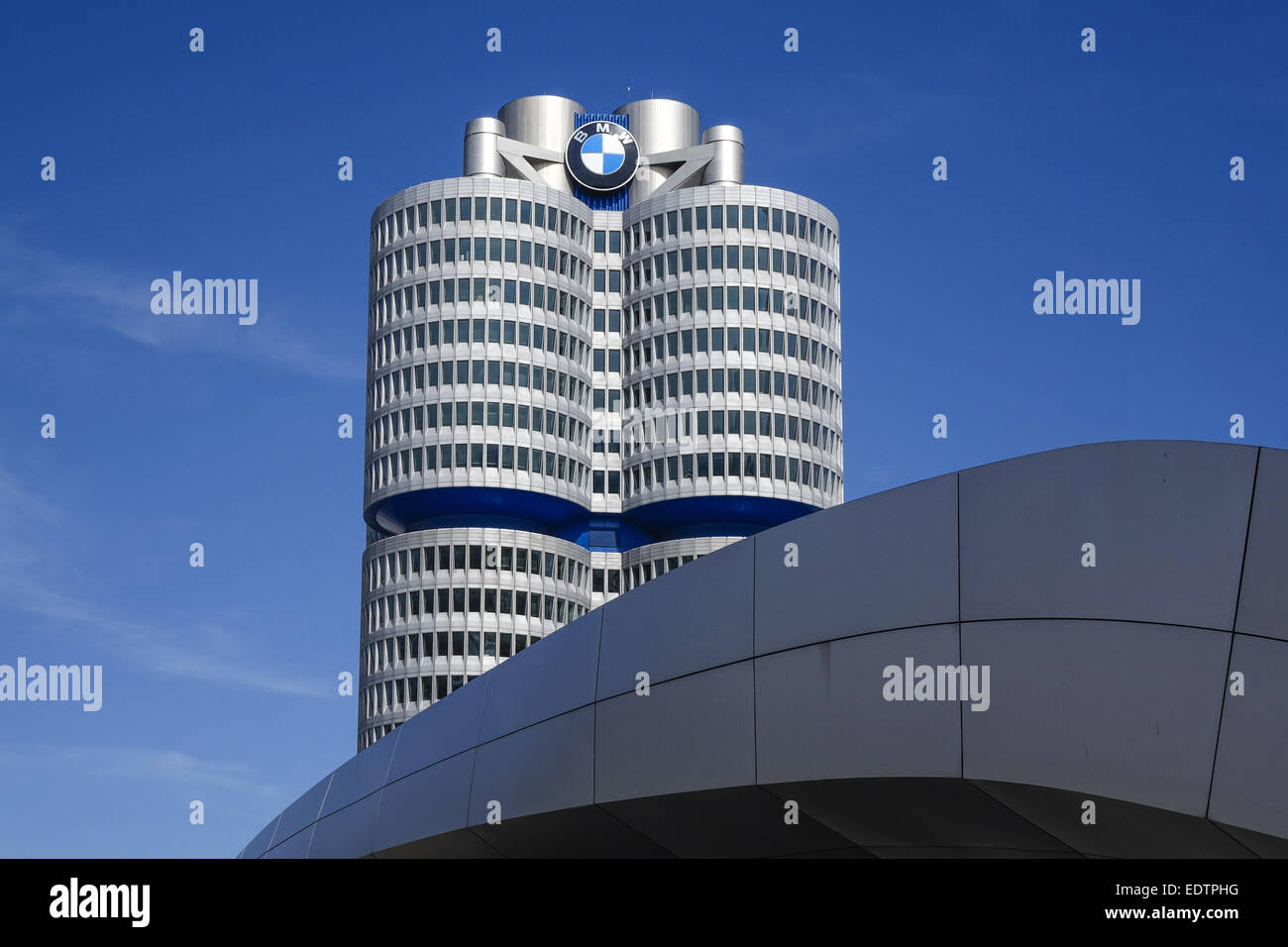 BMW Firmenzentrale, München, Bayern, Deutschland, Europa,BMW ...