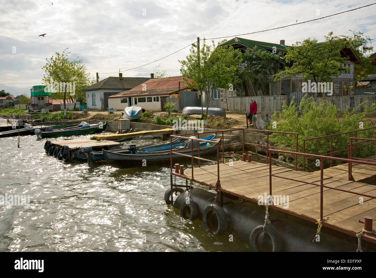 Village Mila 23, Tulcea, Danube delta, Romania, Europa Stock Photo - Alamy