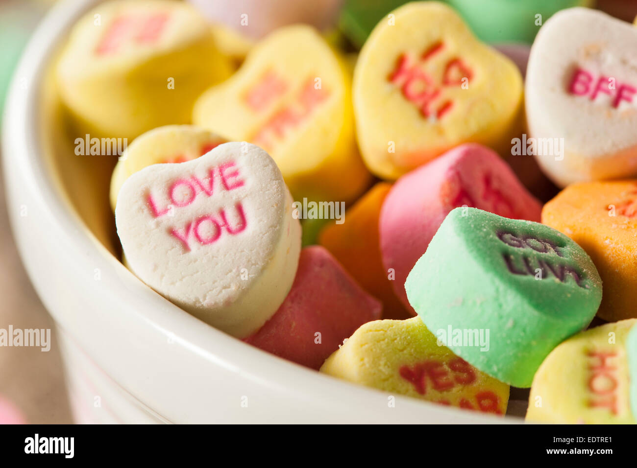 Valentine Hearts With Candy