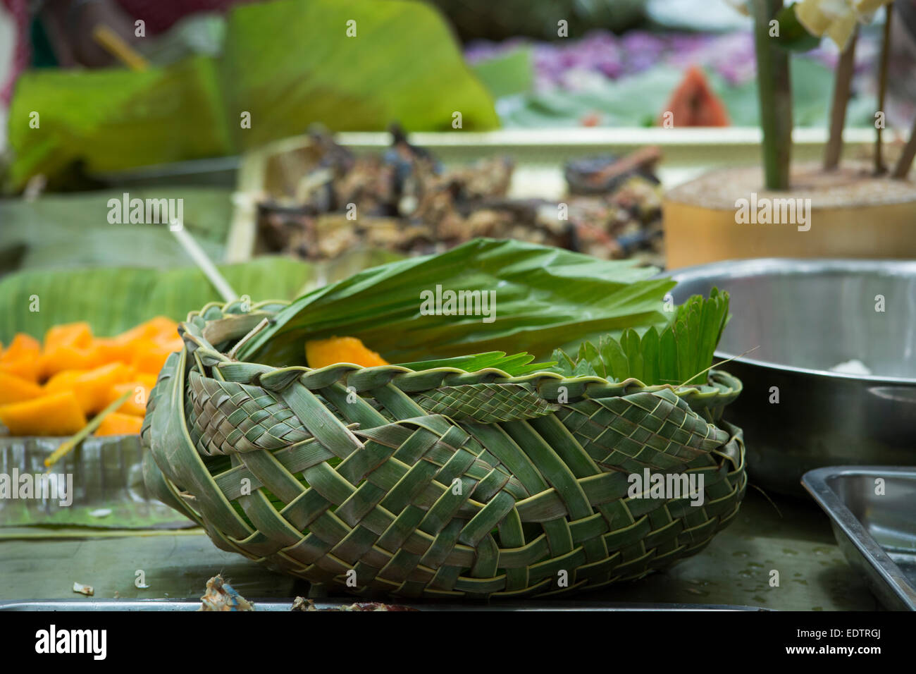 Republic of Vanuatu, Torres Islands, Loh Island. Loh island village ...