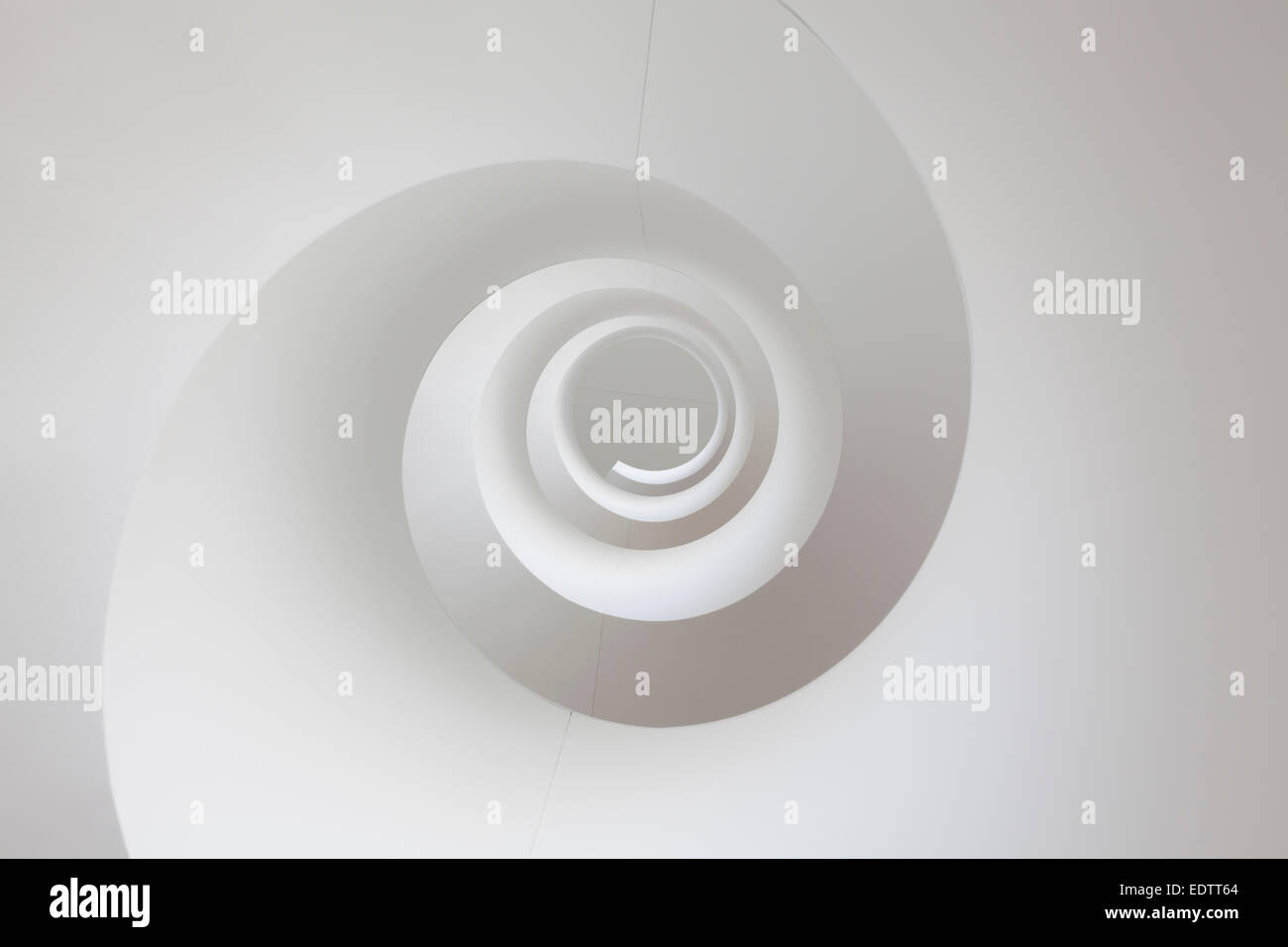 White spiral staircase background Stock Photo - Alamy