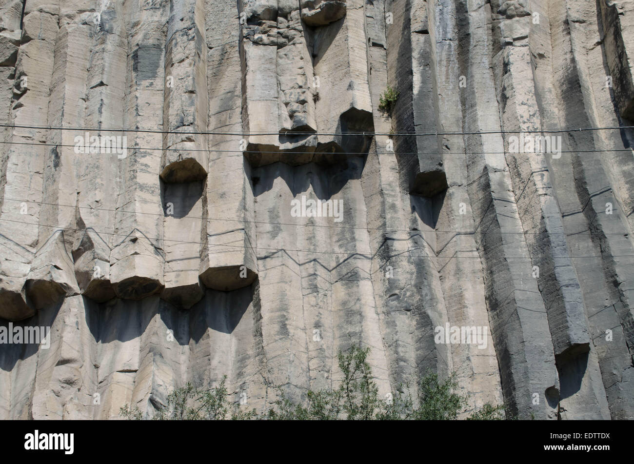 Natural formation of basalt Stock Photo - Alamy