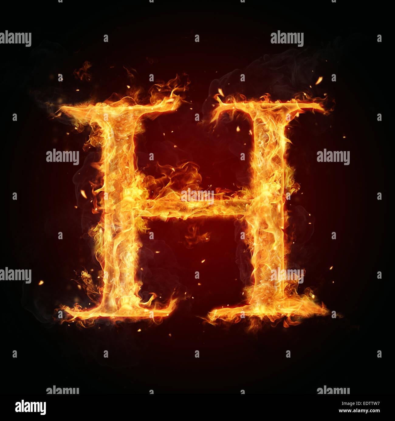 Fire letter hi-res stock photography and images - Alamy