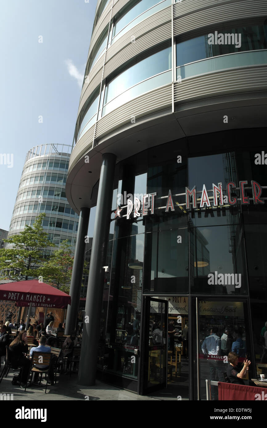Building glass windows hardman square standing rising centre background ...