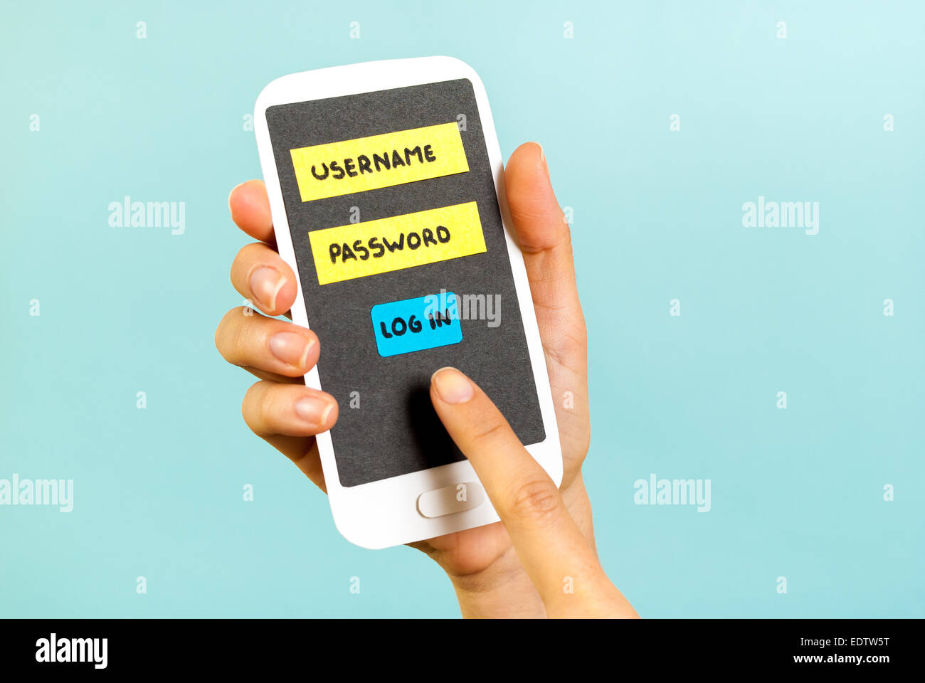 Login background hi-res stock photography and images - Alamy