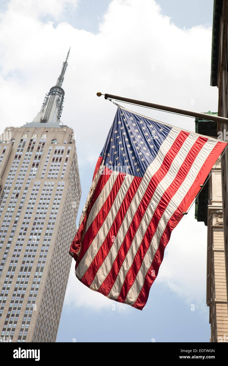 New york state flag hi-res stock photography and images - Alamy