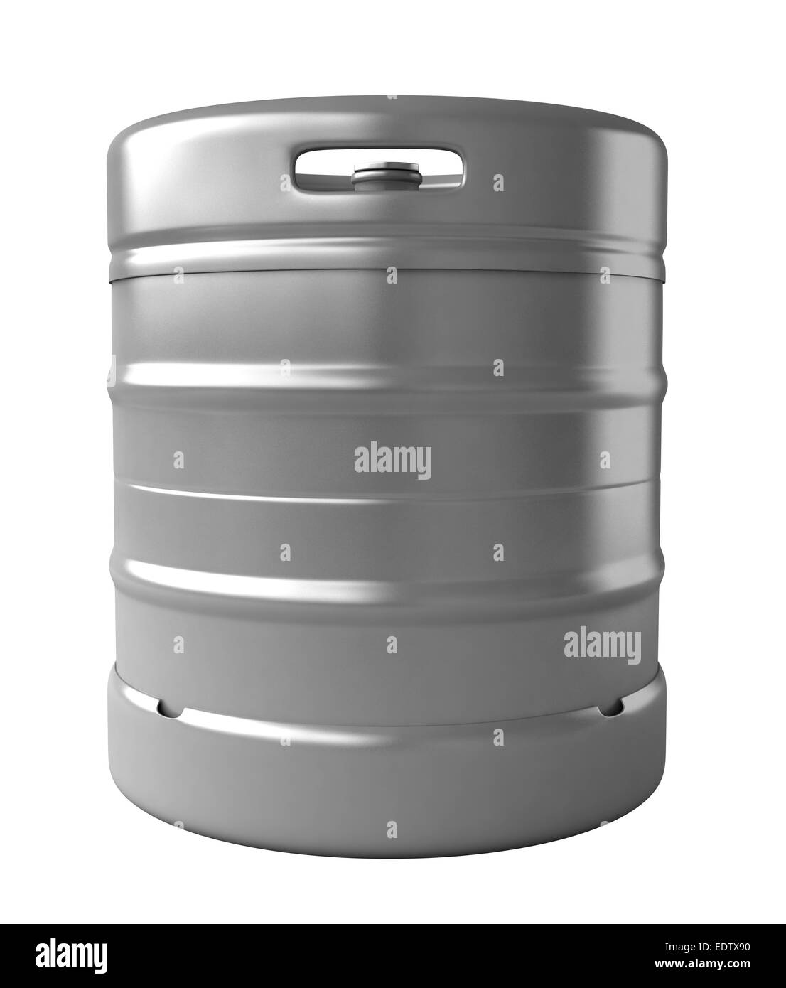 3d render of beer keg isolated over white background Stock Photo - Alamy