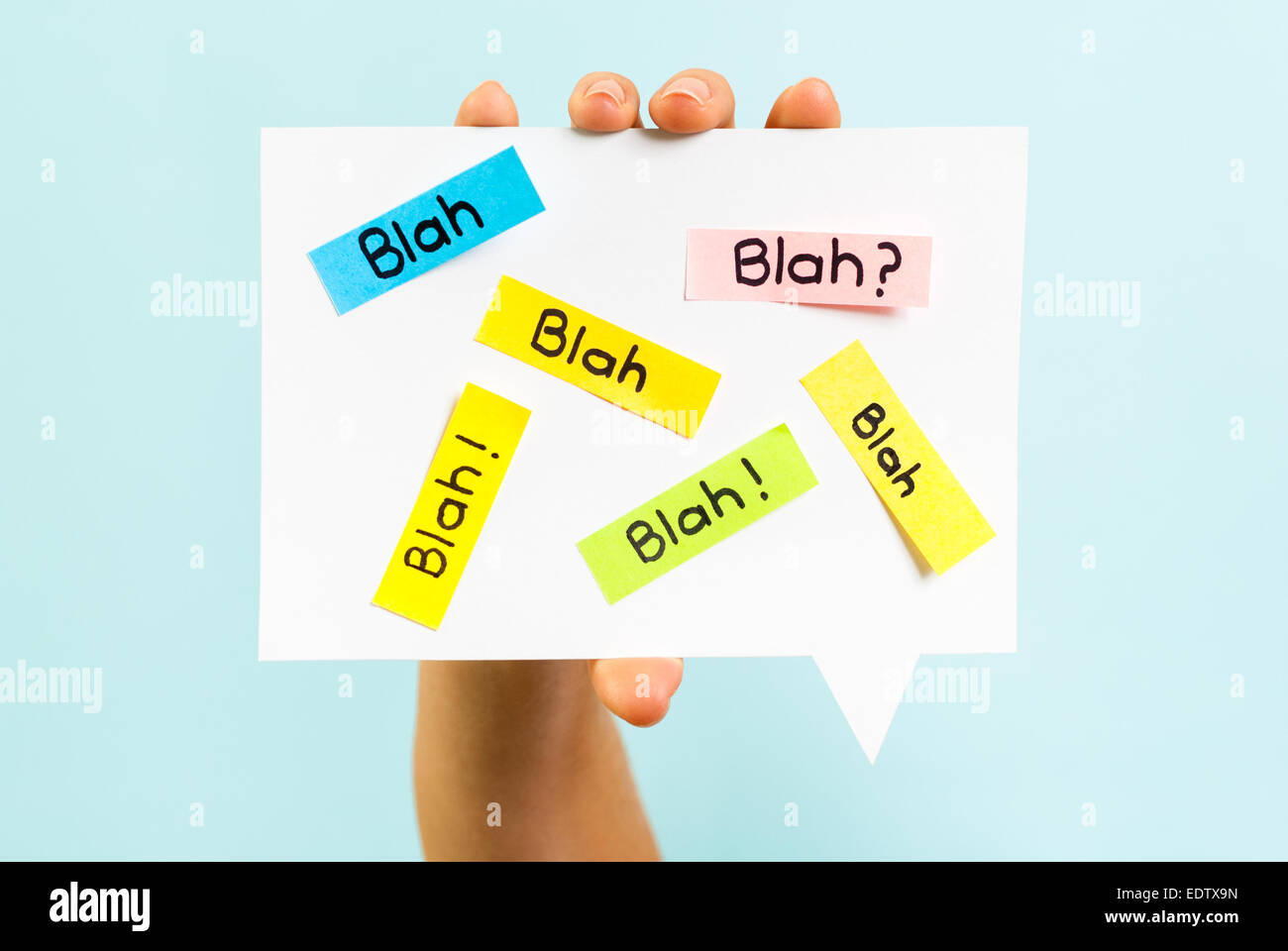 Blah blah blah hi-res stock photography and images - Alamy