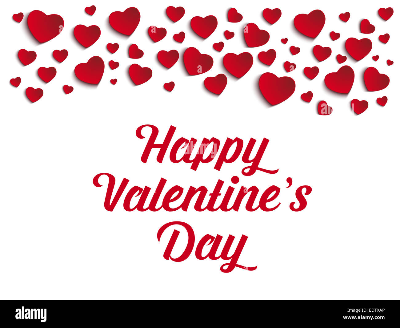 Vector - Valentine Day I Love you Heart Stock Photo - Alamy
