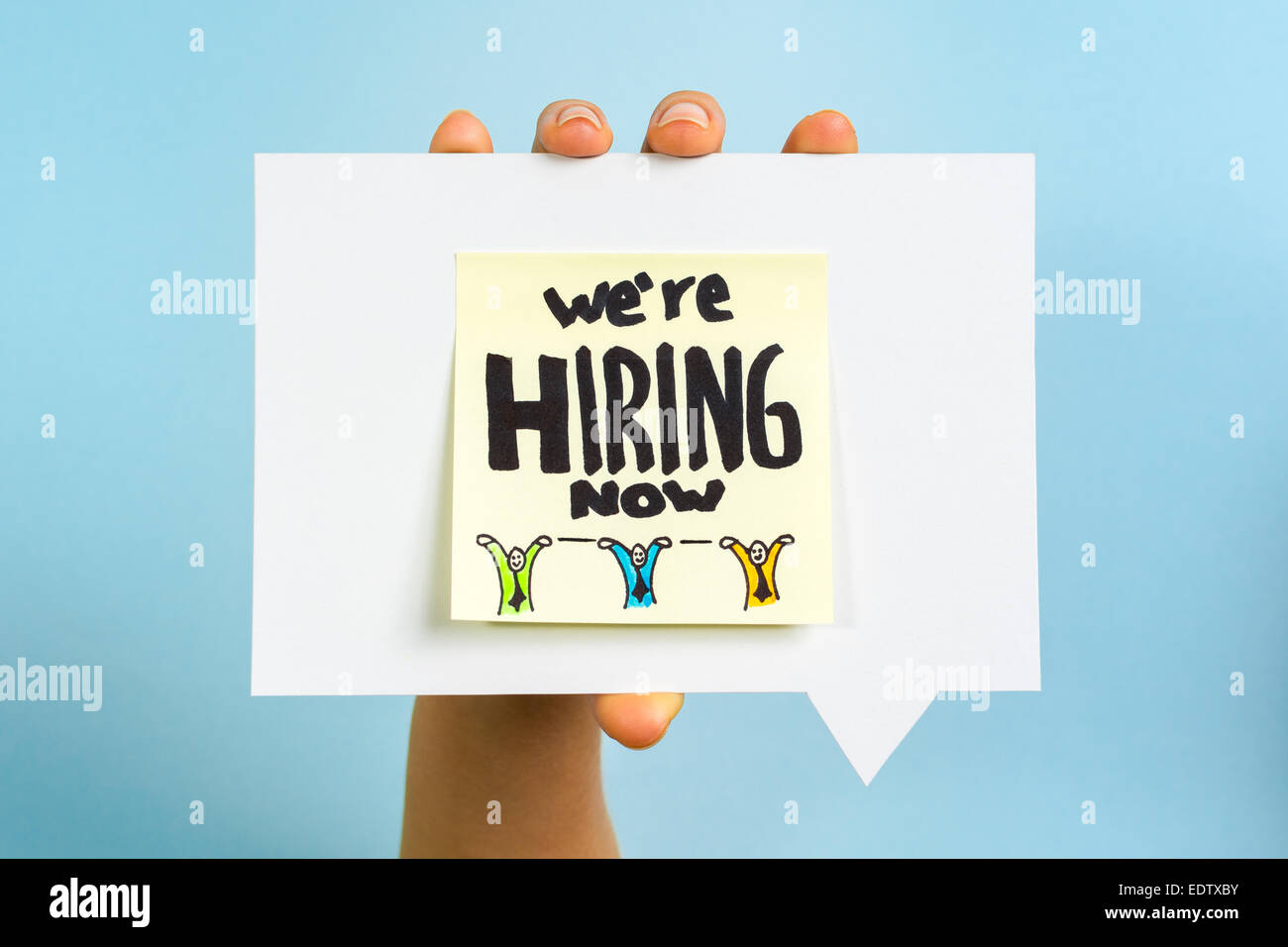Now hiring sign showing job hi-res stock photography and images - Alamy