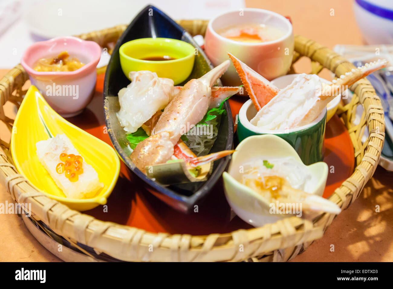 Japanese crab feast Stock Photo - Alamy