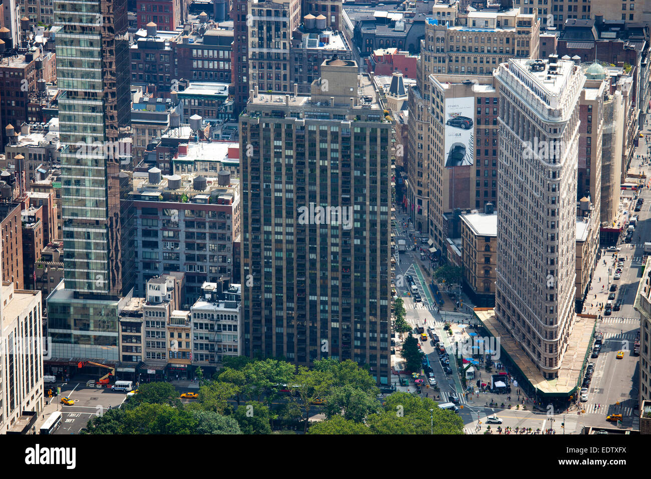 Flatiron building aerial hi-res stock photography and images - Alamy