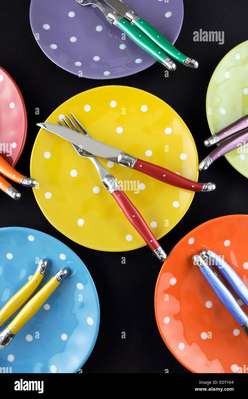 Purple table setting hi-res stock photography and images - Alamy