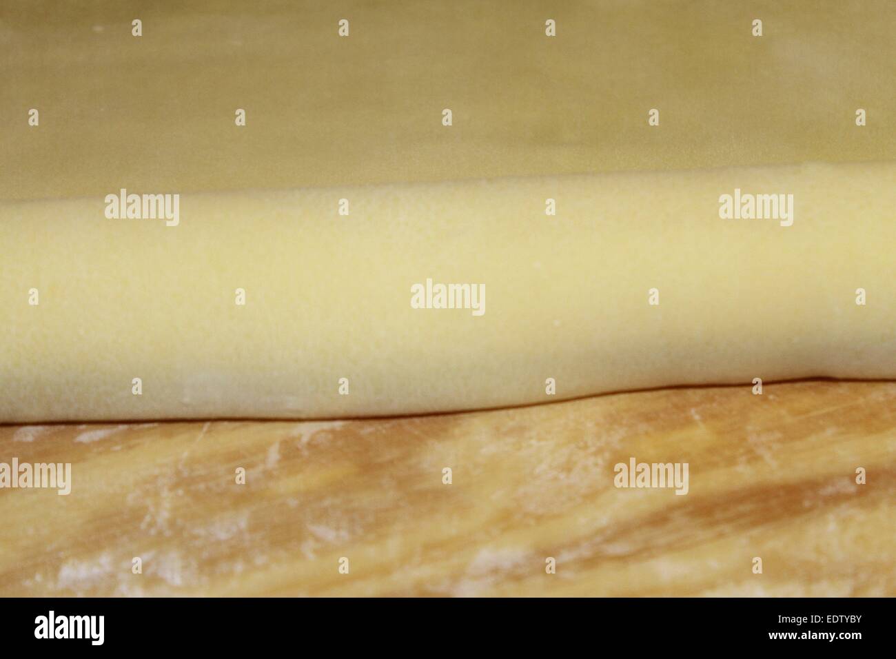 cooking fresh homemade pasta with egg and flour Stock Photo - Alamy