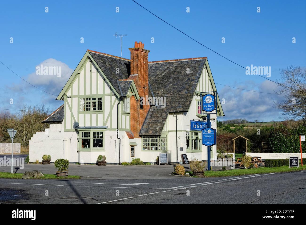 The Blue Vinny is an Inn within the village of Puddletown,a Dorset ...