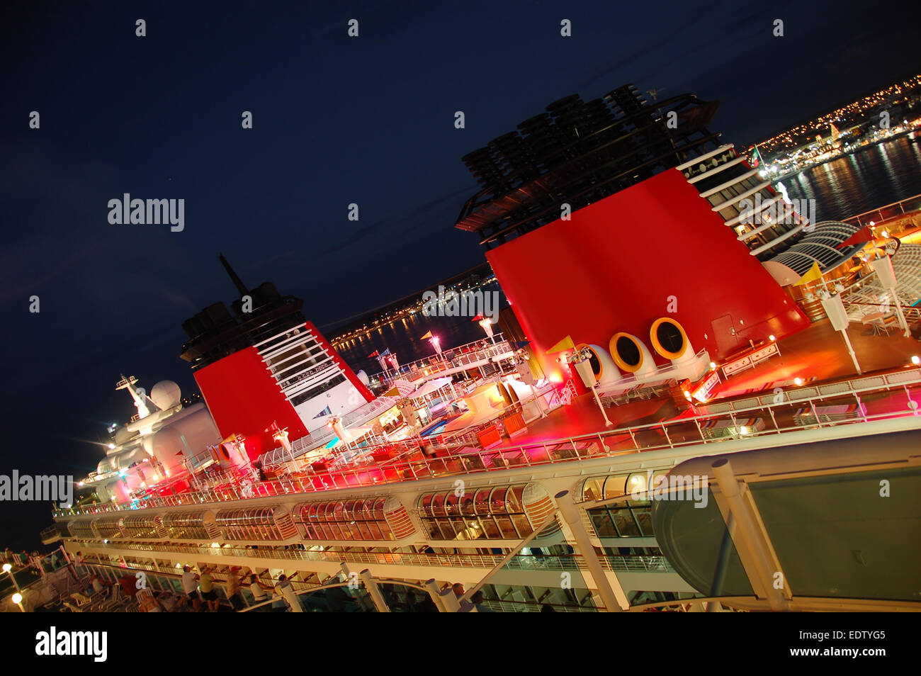 Cruise ship smoke stack hi-res stock photography and images - Alamy