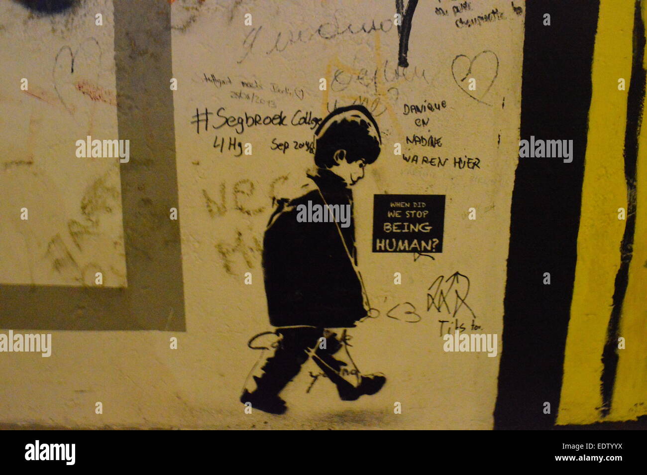 when did we stop being human - street art on the remaining Berlin wall ...