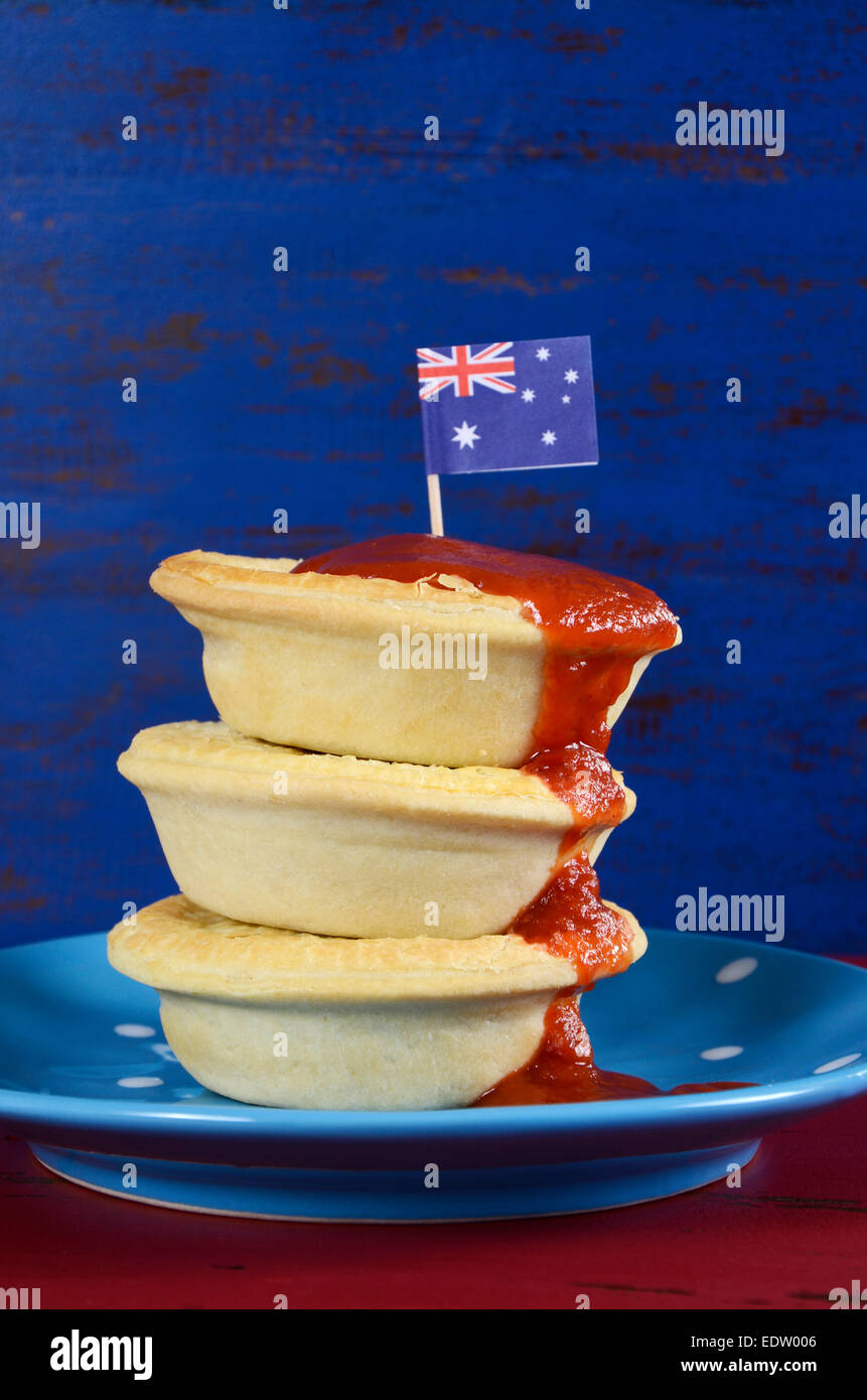 Happy Australia Day January 26 party food with iconic meat pies and ...