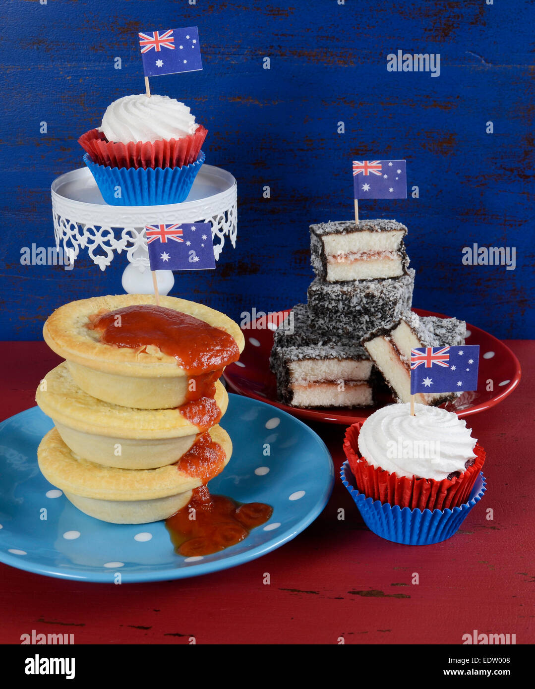 Happy Australia Day January 26 party food with iconic meat pies ...