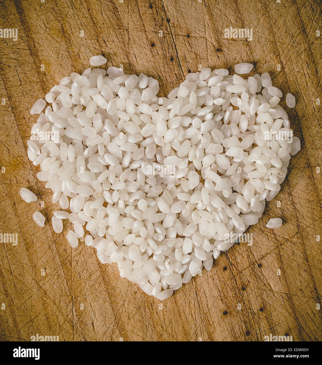 Rice heart shape hi-res stock photography and images - Alamy