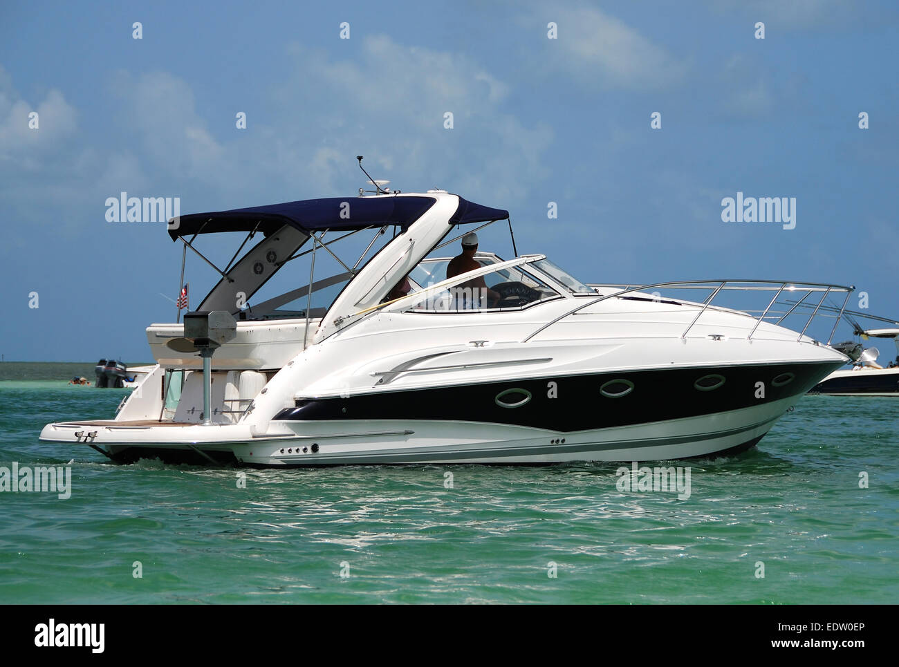 Boating on a weekend in Florida Stock Photo - Alamy