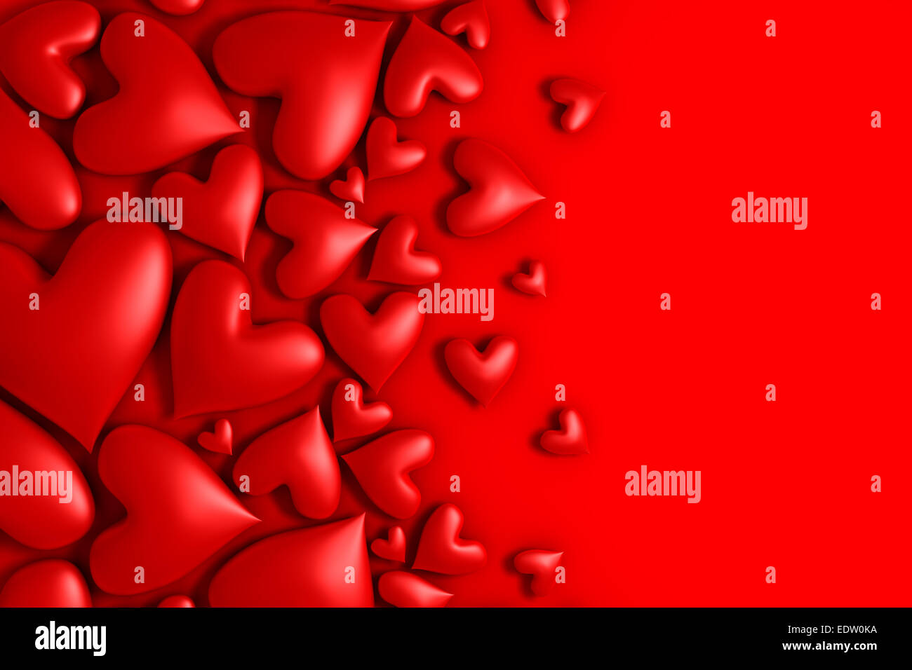 Valentines card hearts, red, pink hi-res stock photography and images ...