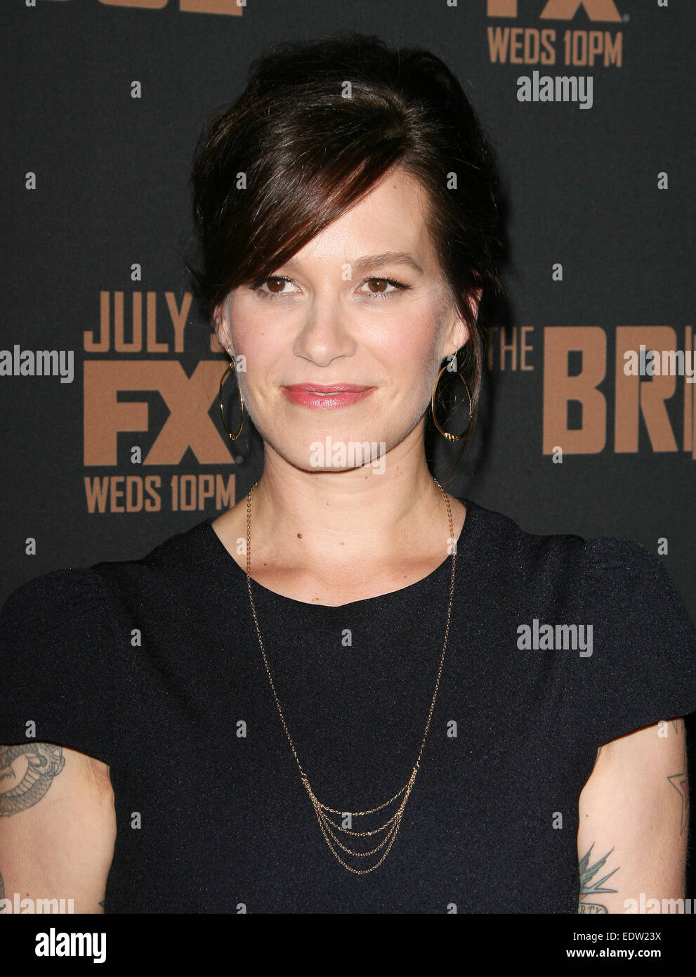 FX's 'The Bridge' Premiere held at the Pacific Design Center Featuring ...